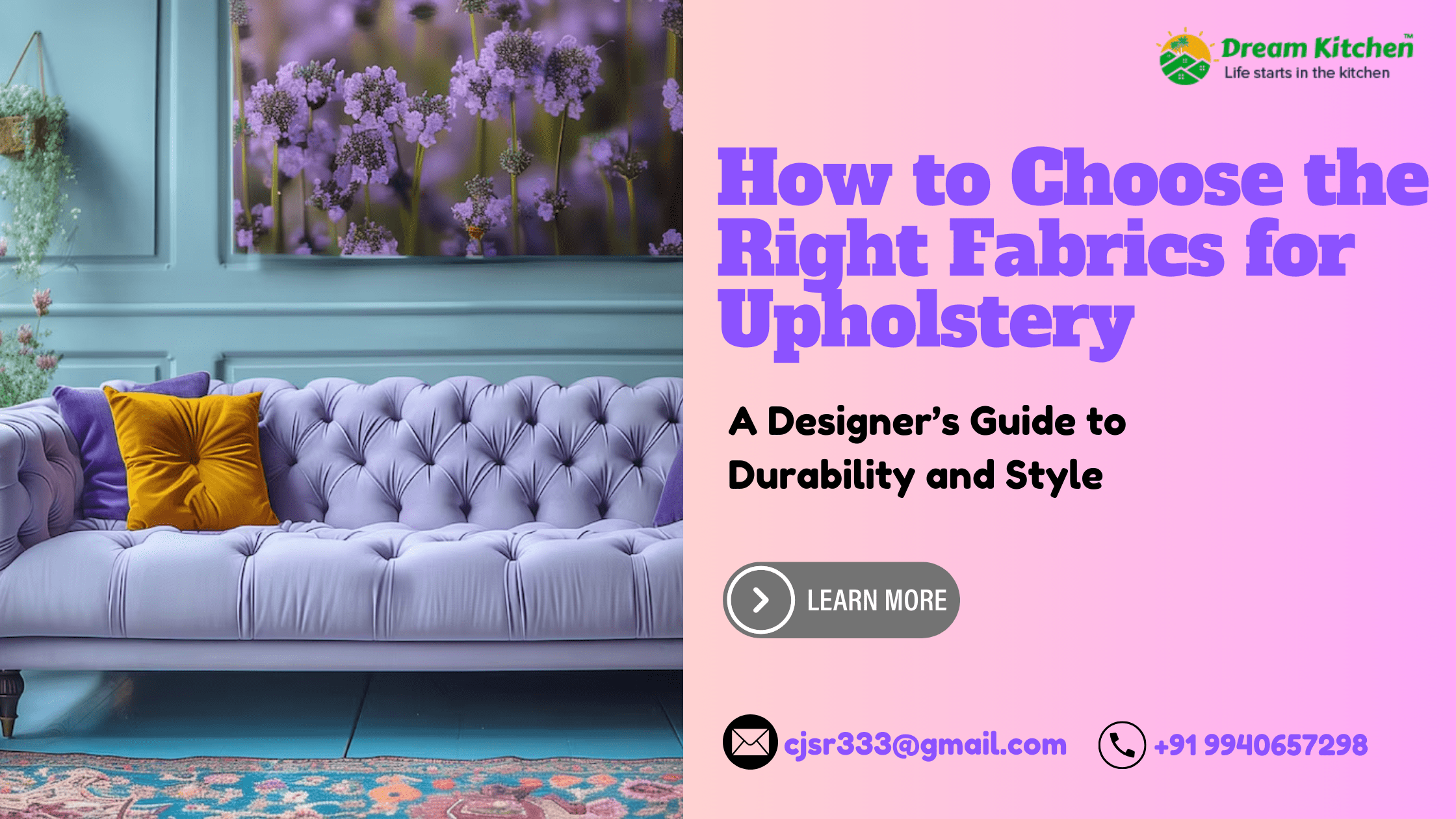 How to Choose the Right Fabrics for Upholstery